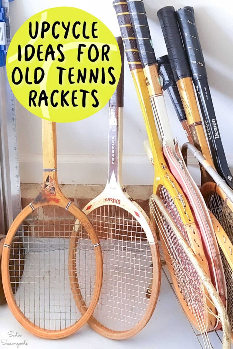 Upcycling Ideas for Vintage Tennis Rackets and Presses