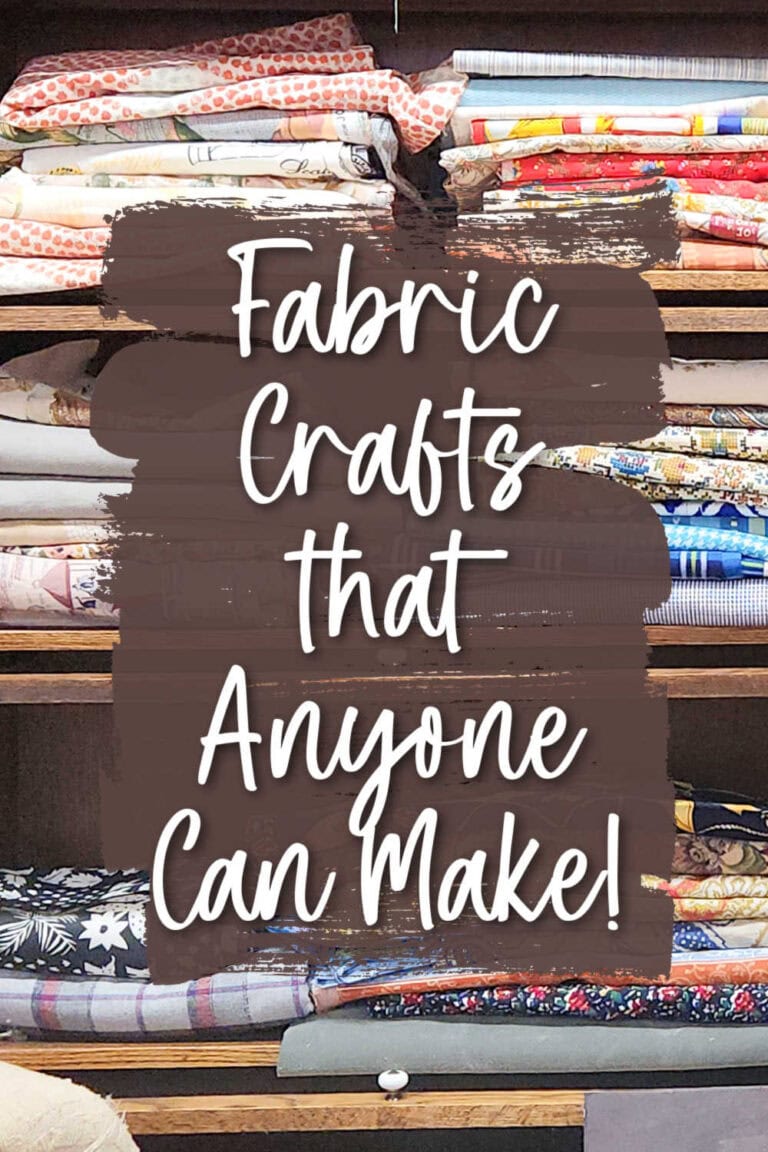 Quick and Easy Fabric Crafts with an Upcycled Twist
