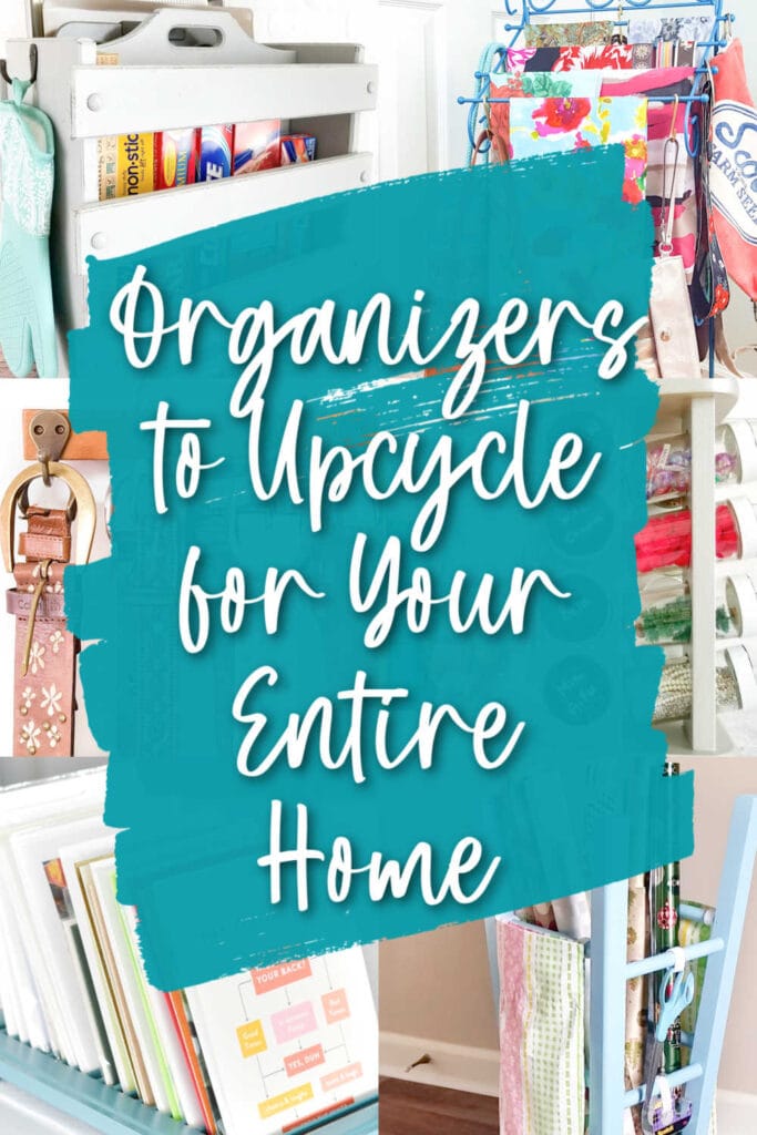 Upcycled Organizers and Storage Projects from Thrift Store Finds