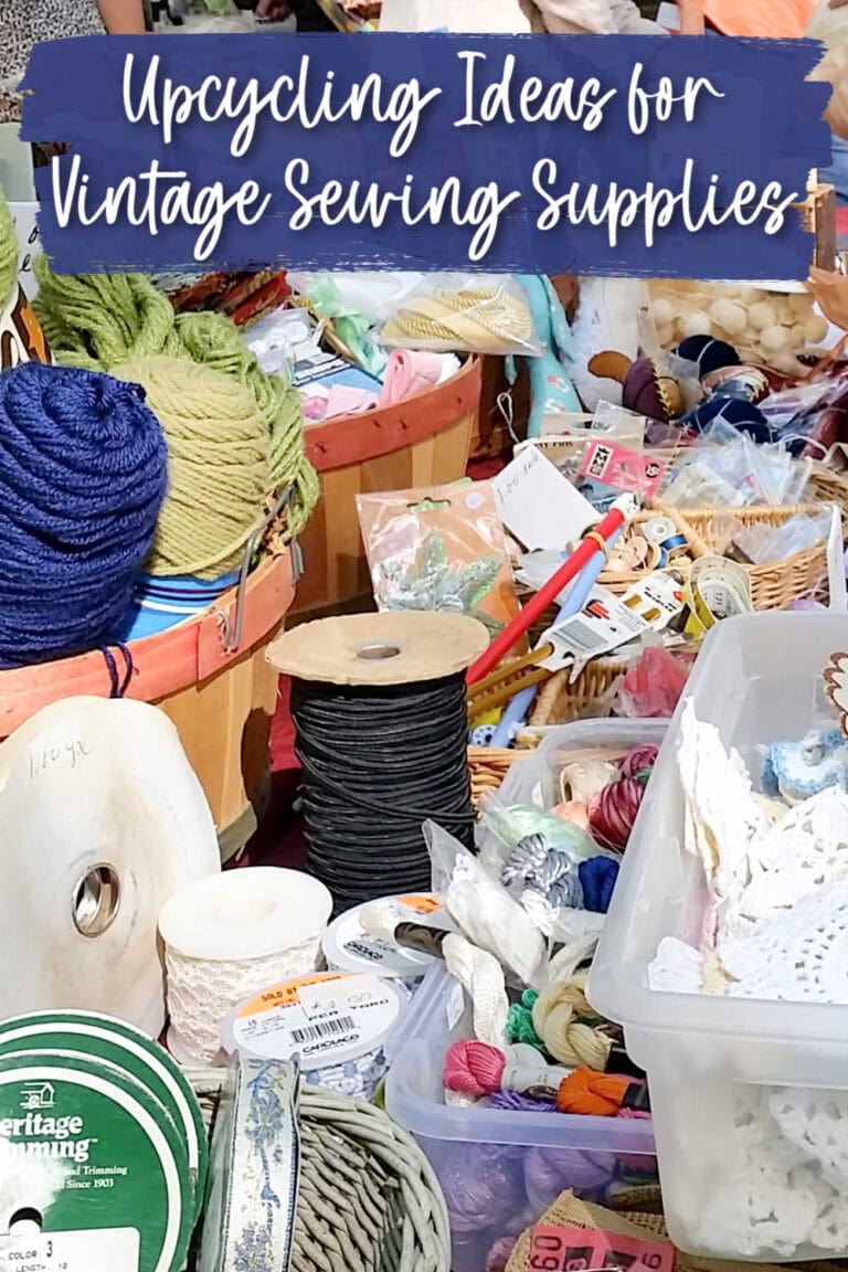 No-Sew Upcycle Ideas for Sewing Supplies and Notions
