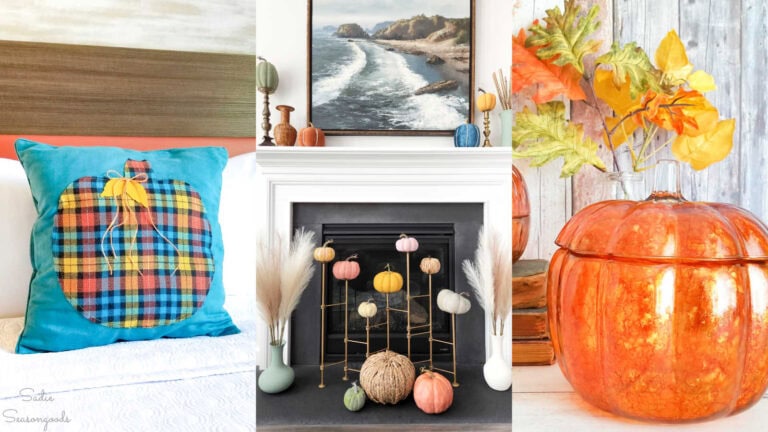Easy and Upcycled Fall Home Decor from Thrift Store Finds