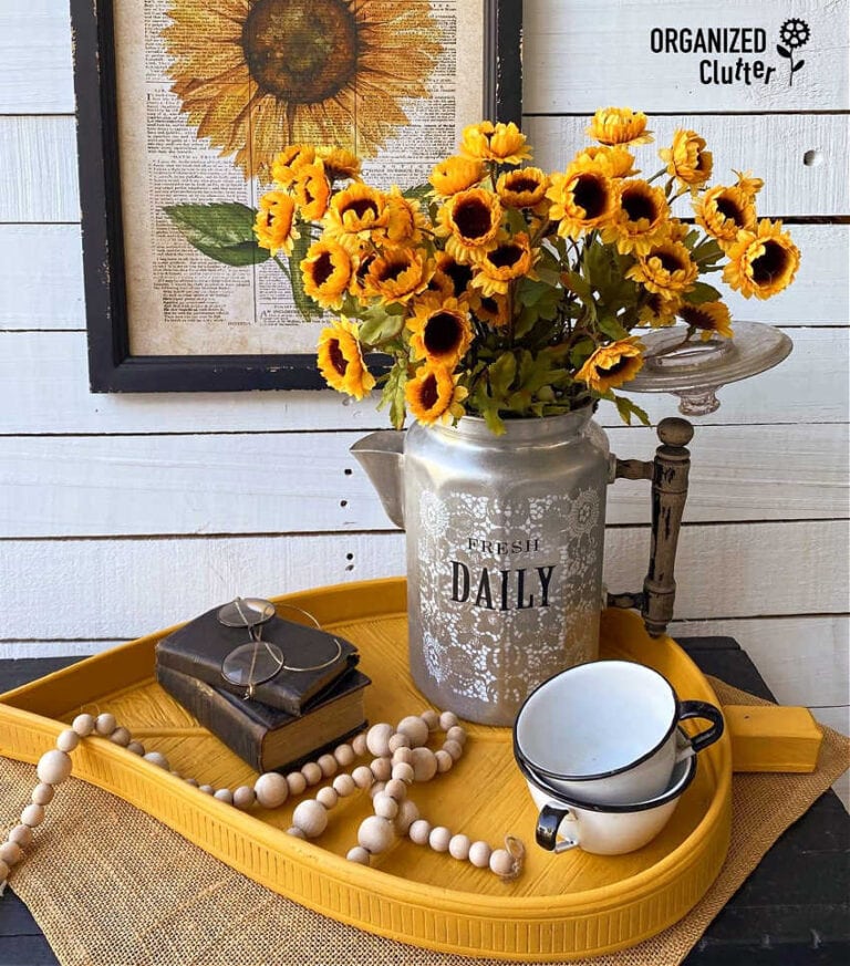 Repurposed Autumn Decor Ideas from Thrift Stores and Yard Sales