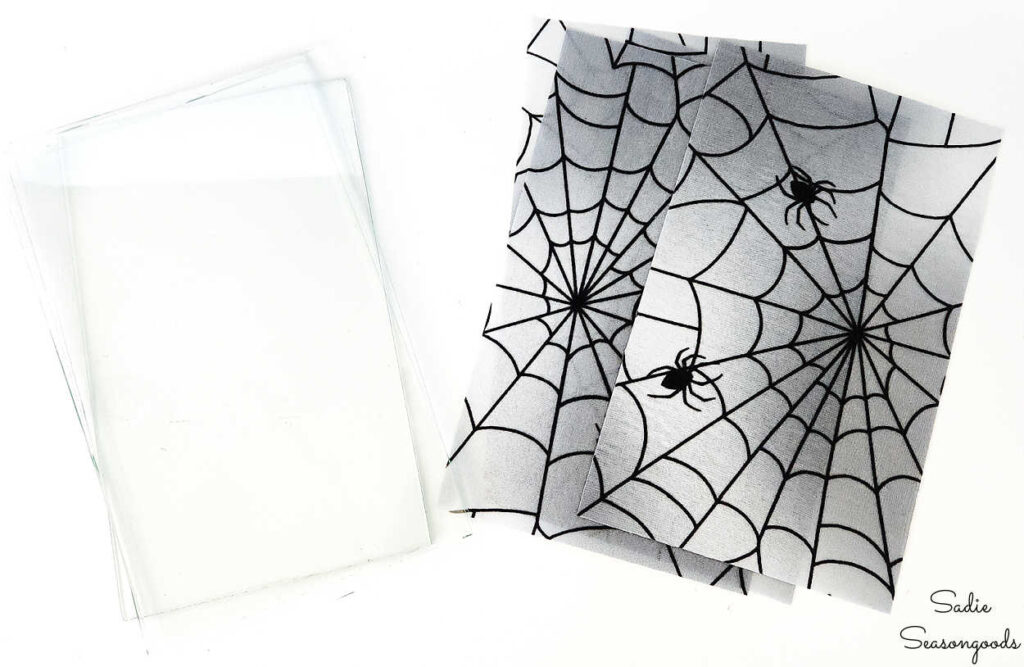 Making a Spooky Lantern and Spider Web Decor for Halloween