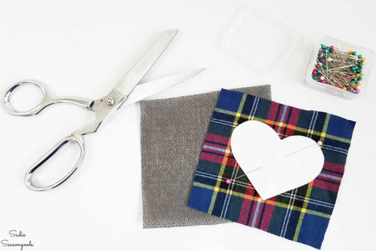 How to Make a Fabric Patch from a Flannel Shirt
