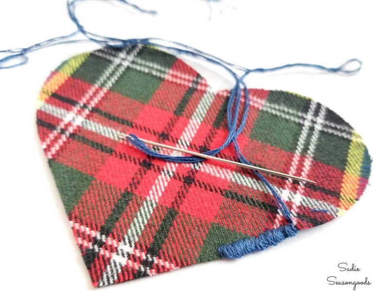 How to Make a Fabric Patch from a Flannel Shirt