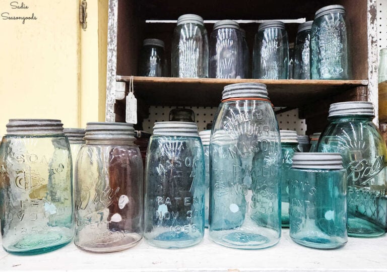 Mason Jar Crafts that Anyone Can Make with New or Antique Jars