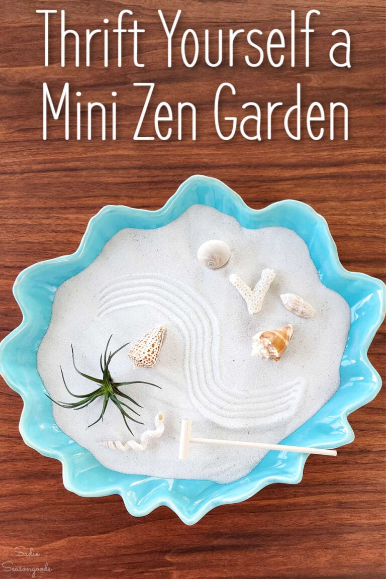 Beach-Inspired Mini Zen Garden for Anxiety and Stress Relief