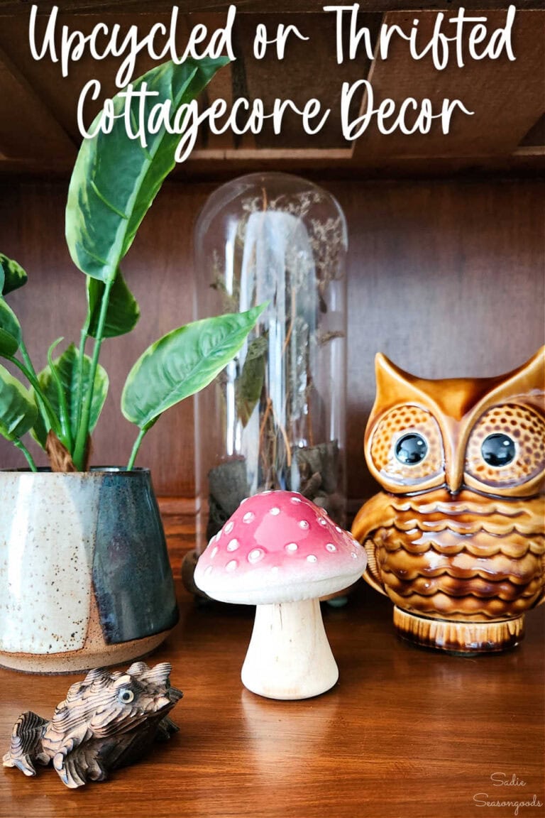 How to Create Cottagecore Decor from Thrift Store Finds