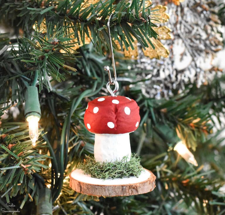 Mushroom Christmas Ornament